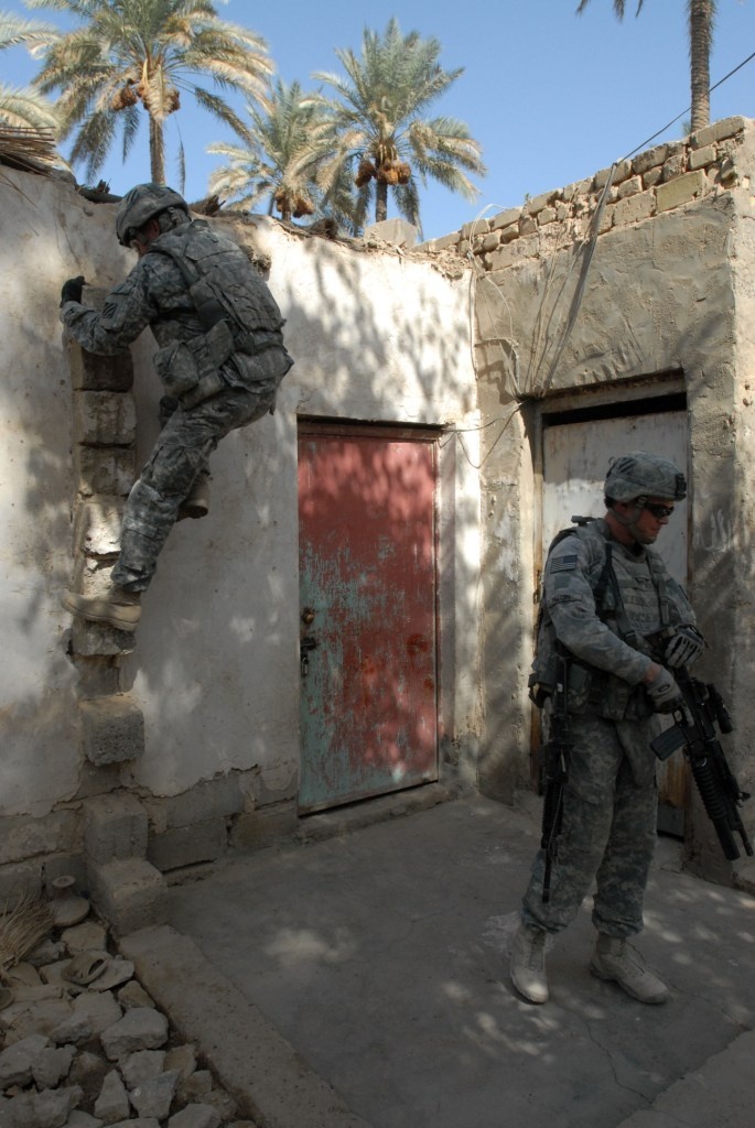 DVIDS - Images - Chaos Company Soldiers bring peace, handshakes to ...