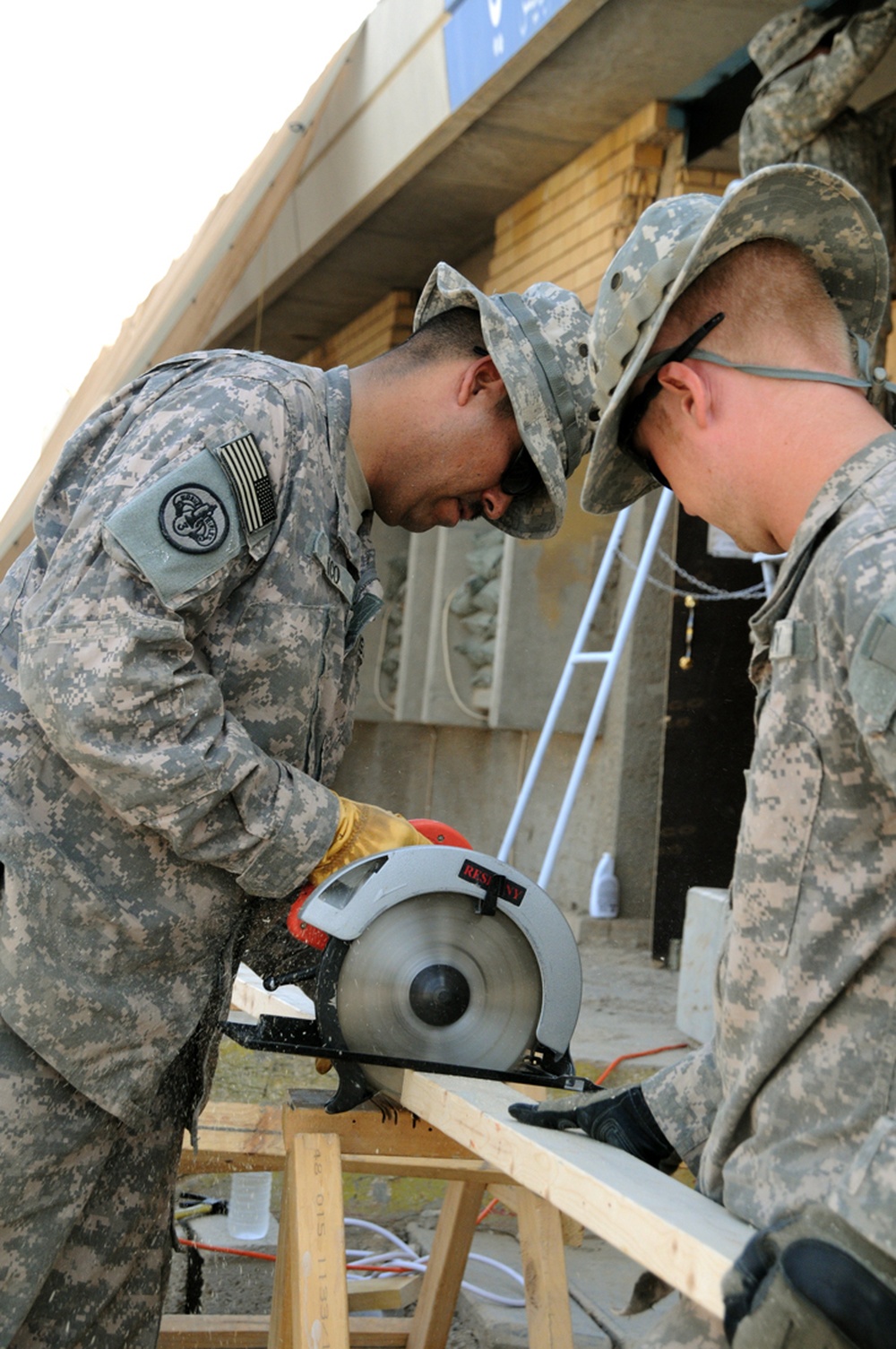 DVIDS - News - Buffalo Soldiers work hard to improve FOB Summers