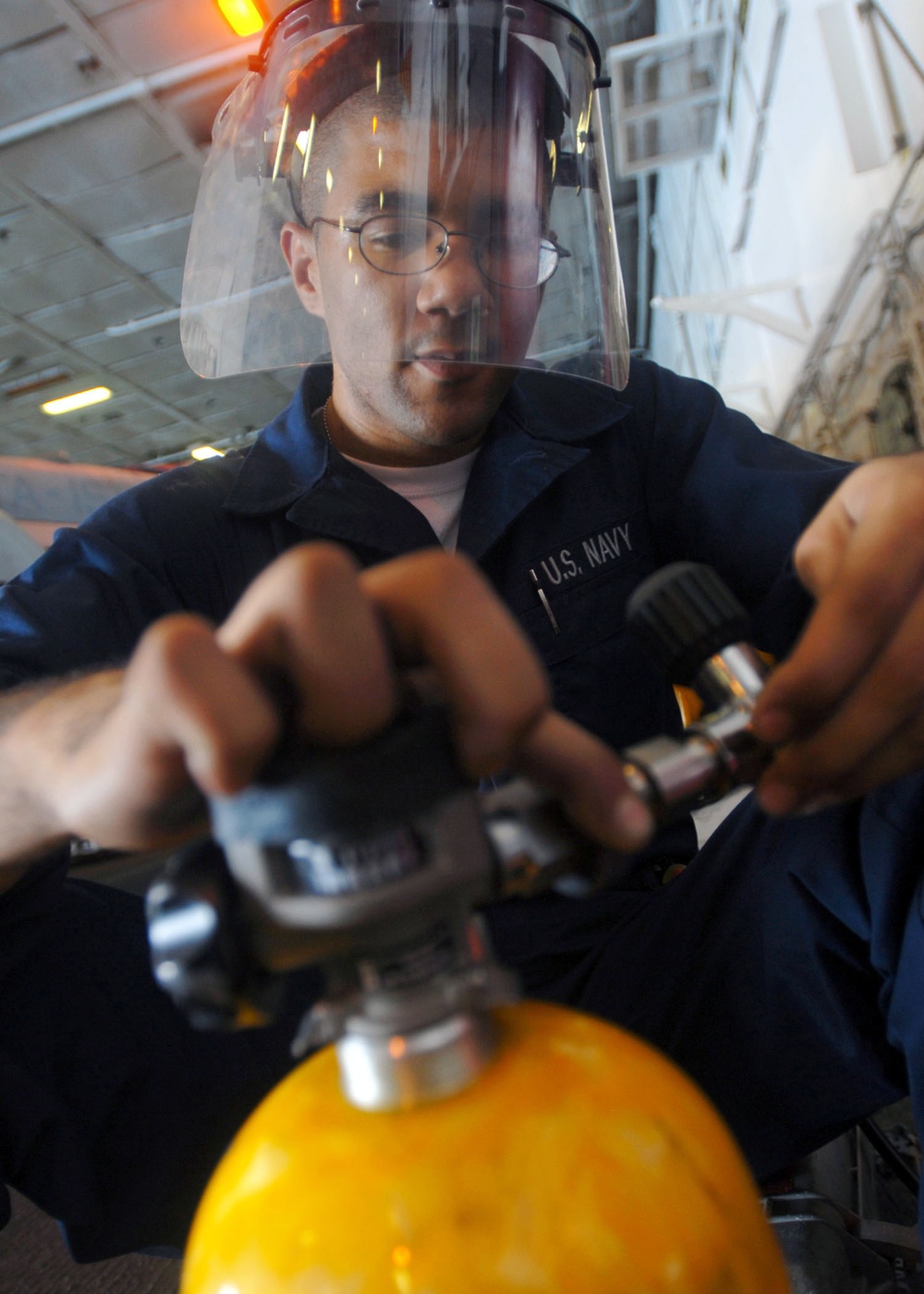 DVIDS - Images - Aviation crew hard at work aboard USS Theodore ...