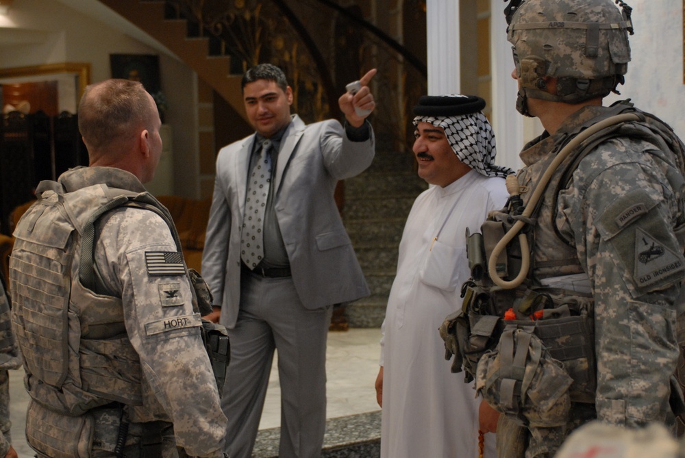 DVIDS - Images - Striker Brigade commander dines with Sadr City Sheik ...