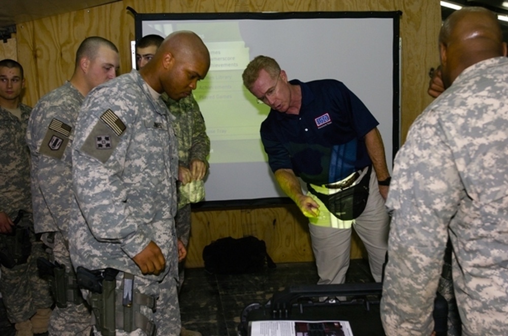 DVIDS - News - Combat Outpost Shocker receives new entertainment system