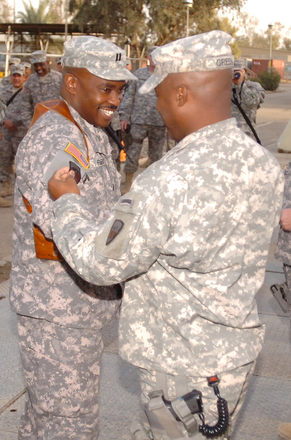 DVIDS - News - 304th Sustainment Brigade Soldiers earn combat patch