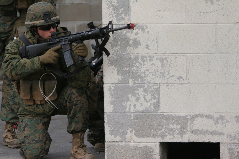 DVIDS - News - Grunts assault mock city aboard Fort Pickett