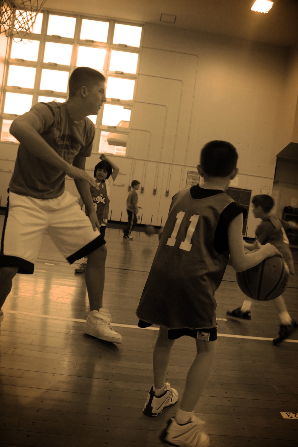 DVIDS - News - 610th Air Control Flight Airmen coach youth basketball team