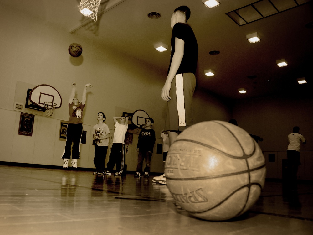 DVIDS - News - 610th Air Control Flight Airmen coach youth basketball team