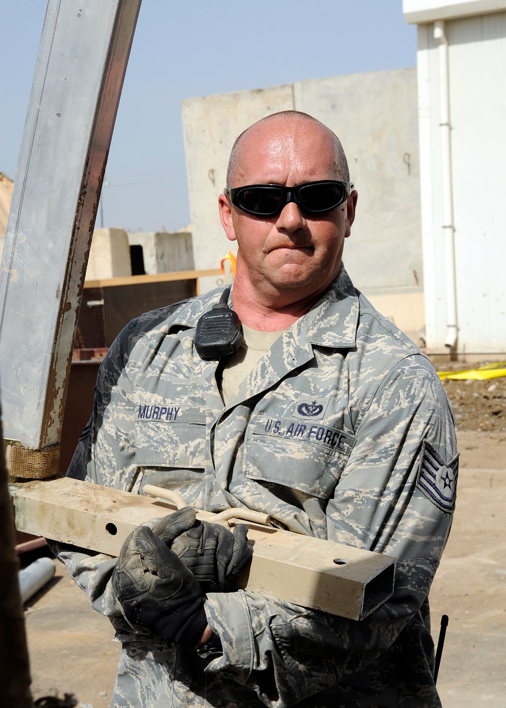 DVIDS - Images - Airman work together to relocate tent [Image 1 of 5]