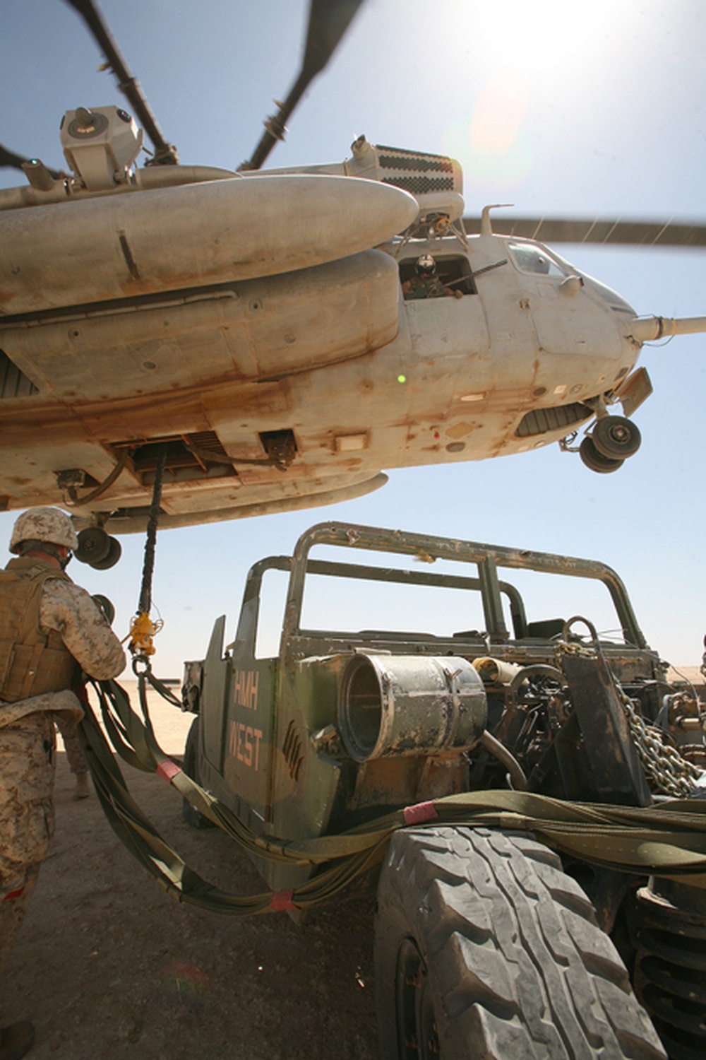 DVIDS - News - Unlike a day at the office, external cargo lifts create ...