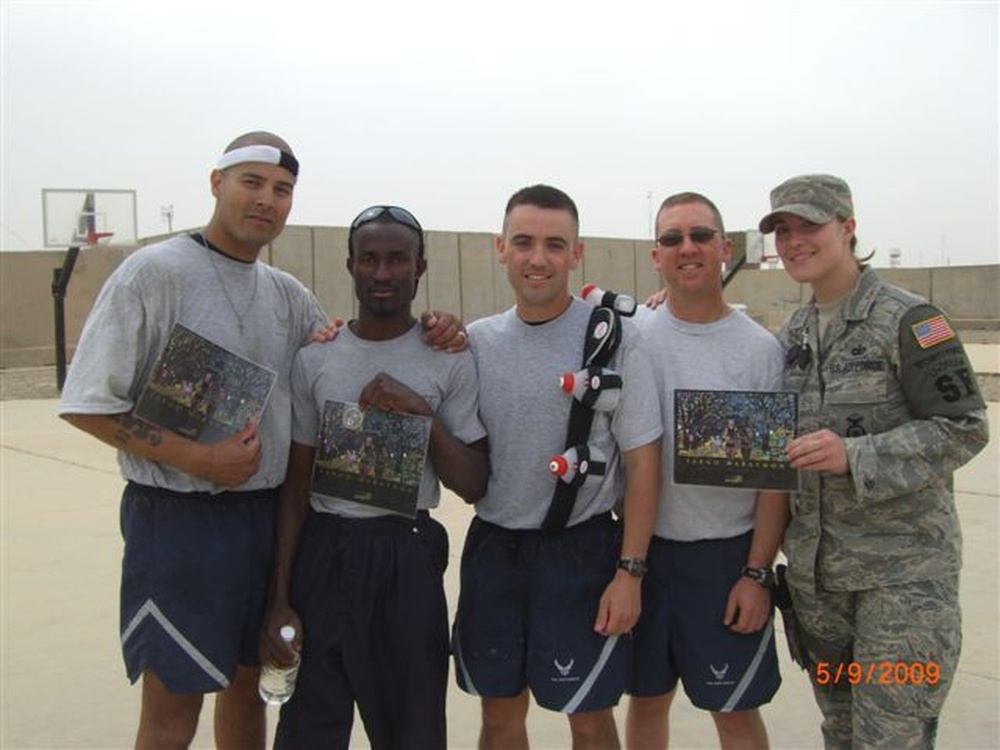 DVIDS - News - Happy Hooligan completes Fargo Marathon from Iraq