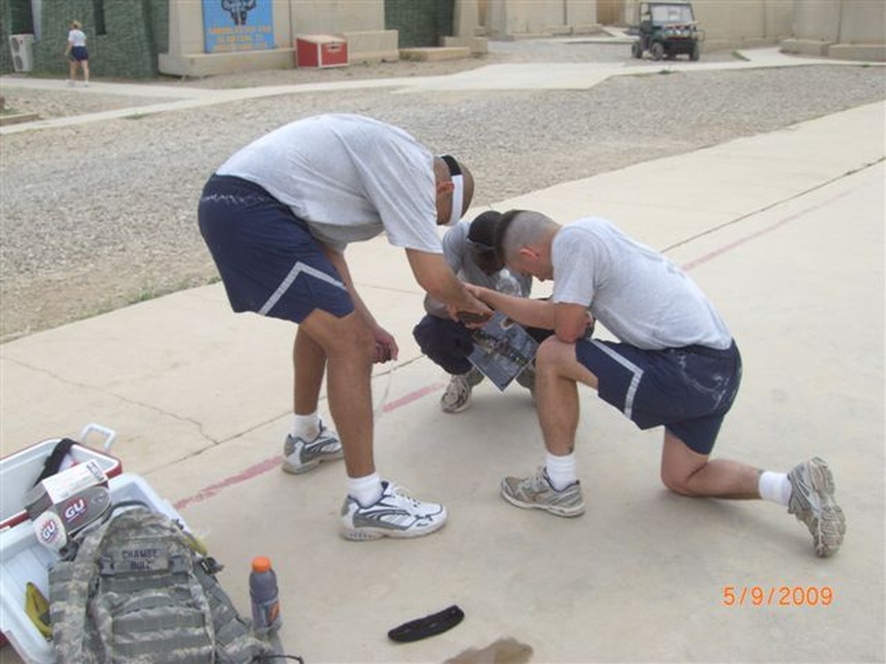 DVIDS - News - Happy Hooligan completes Fargo Marathon from Iraq