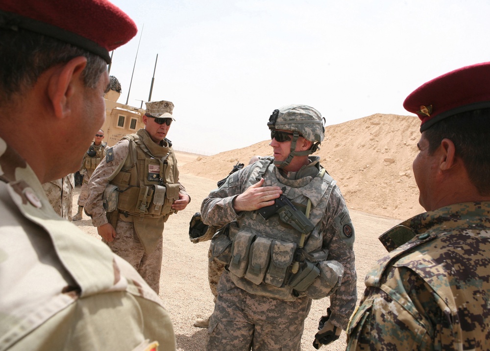 DVIDS - News - Top enlisted soldier in Iraq visits transition team members