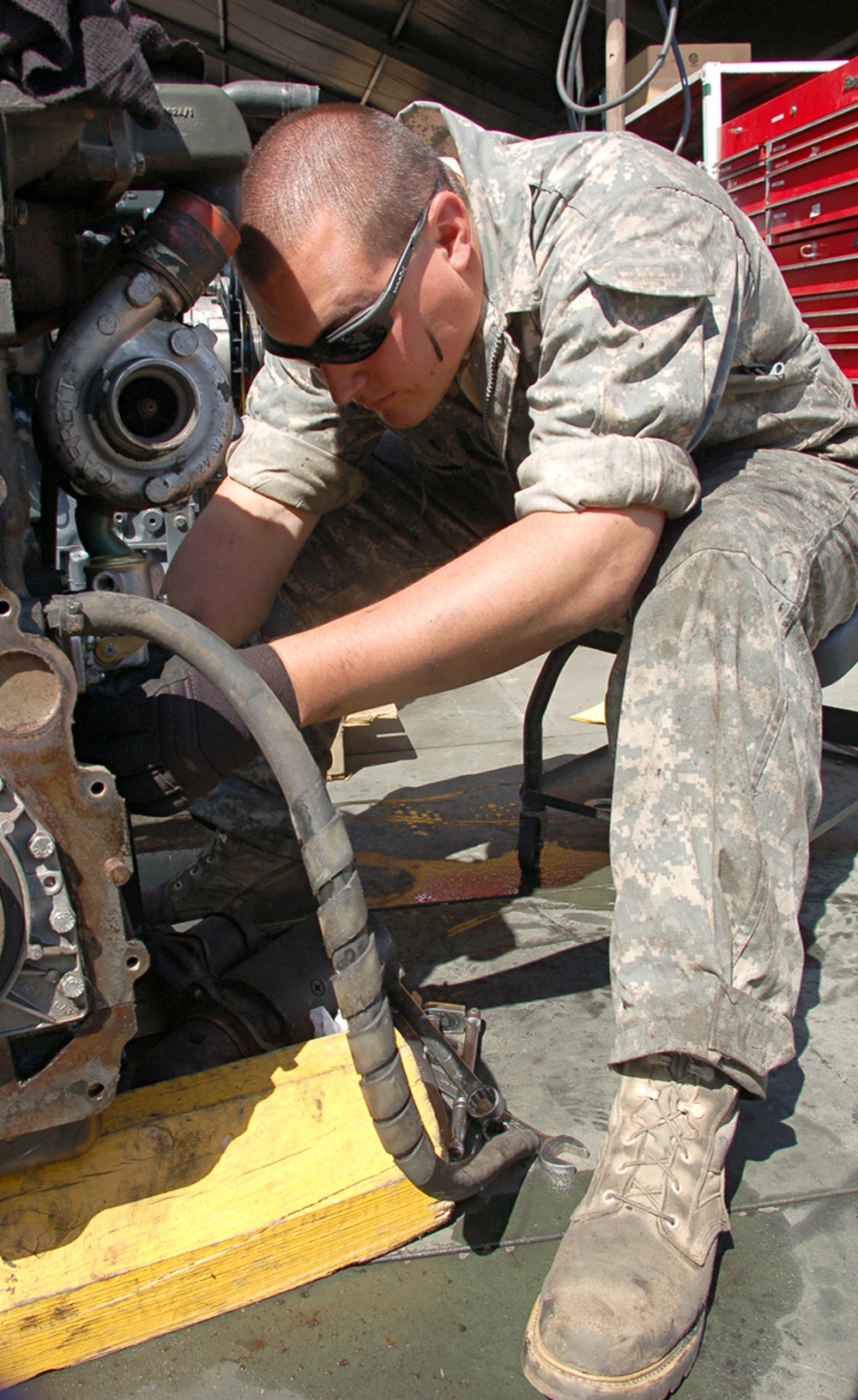 DVIDS - News - Vehicle maintainers keep mission moving one bolt at a time