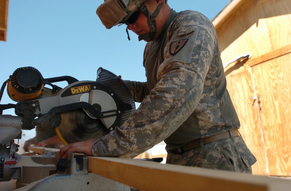 DVIDS - News - Indiana National Guardsmen put finishing touches on COP ...
