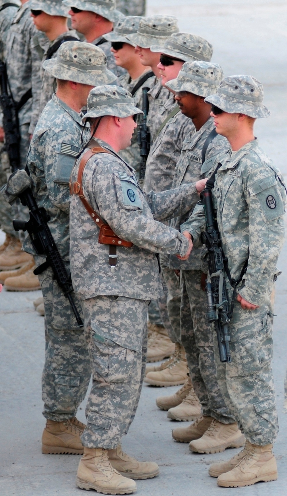 DVIDS - News - Old Hickory Soldiers receive combat patch