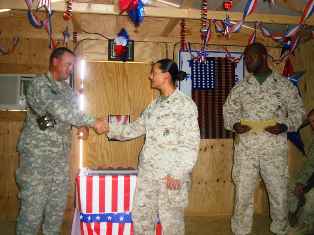 DVIDS - News - Marine battalion turns over western Iraq camp to Army