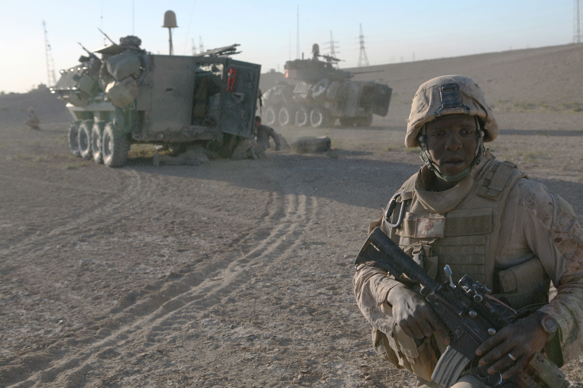 3rd Lar Wolfpack Task Force Tarawa US Marine Corps (USMC) Personnel