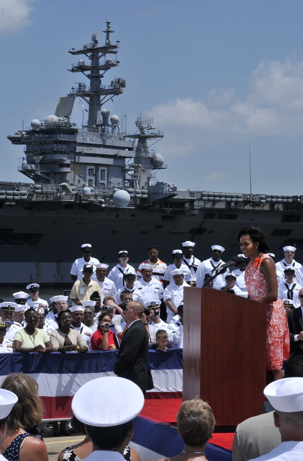 DVIDS - Images - First Lady Visits Naval Station Norfolk to Thank ...