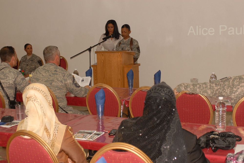 DVIDS - News - FOB Warrior celebrates Women's Equality Day