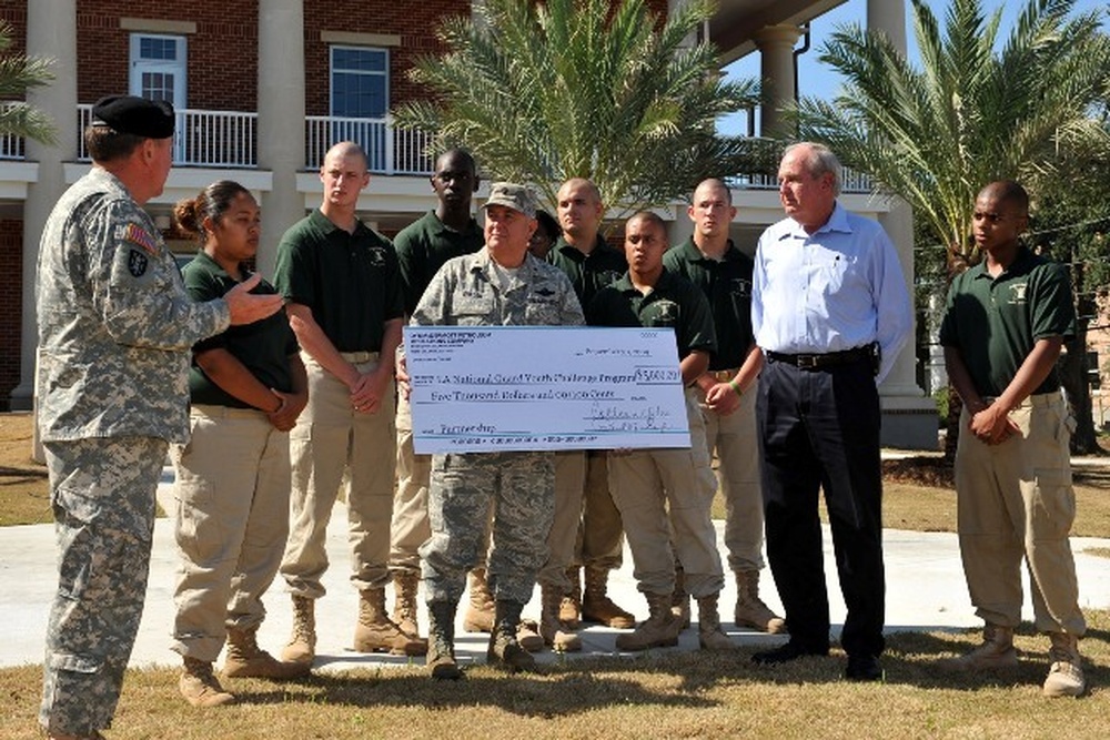 DVIDS - News - Louisiana Youth Challenge Program receives $5,000 check