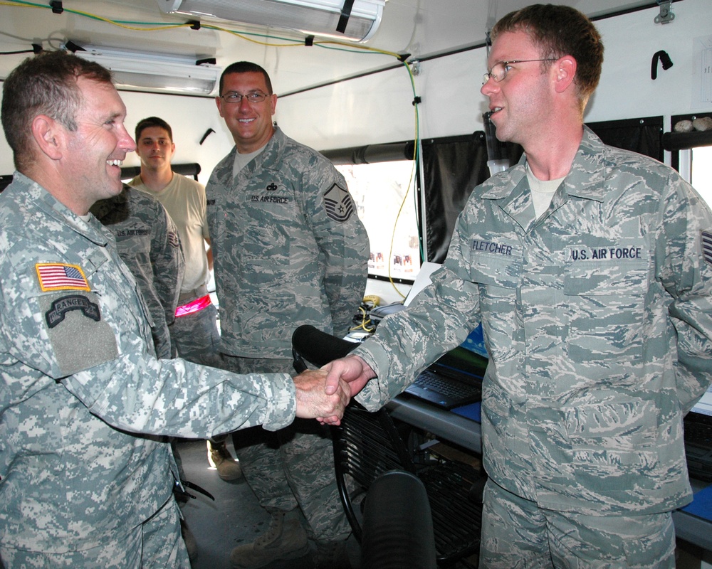 DVIDS - Images - Gen. Keen Visits JTF-PO Camp [Image 2 of 4]