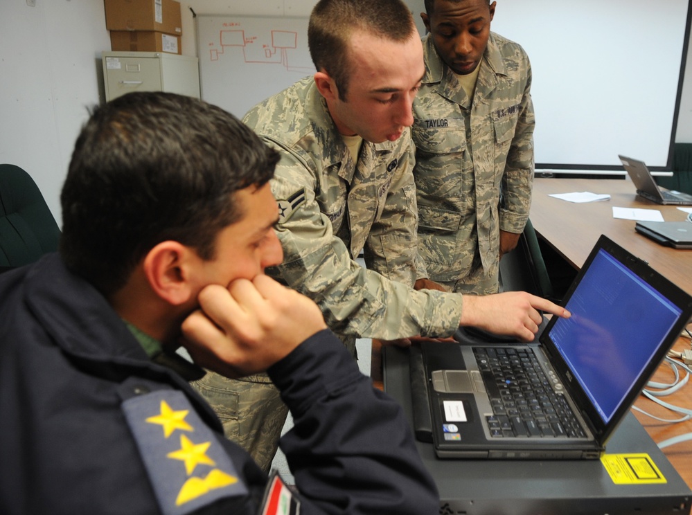 DVIDS - Images - Comm Squadron Teaches Iraqi Counterparts Networking ...