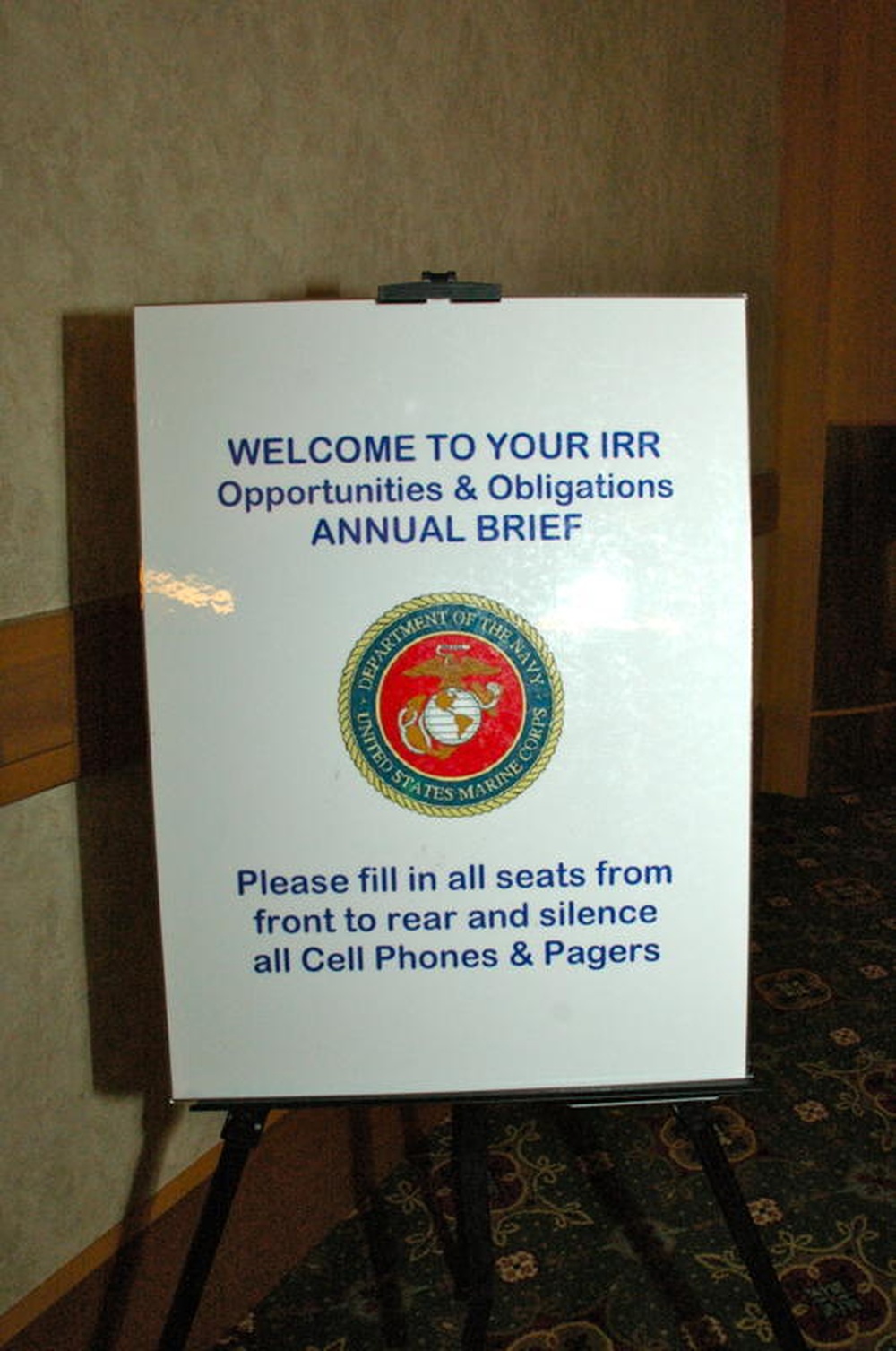 DVIDS - News - Marine Families Invited to I.R.R. Muster Screening in ...