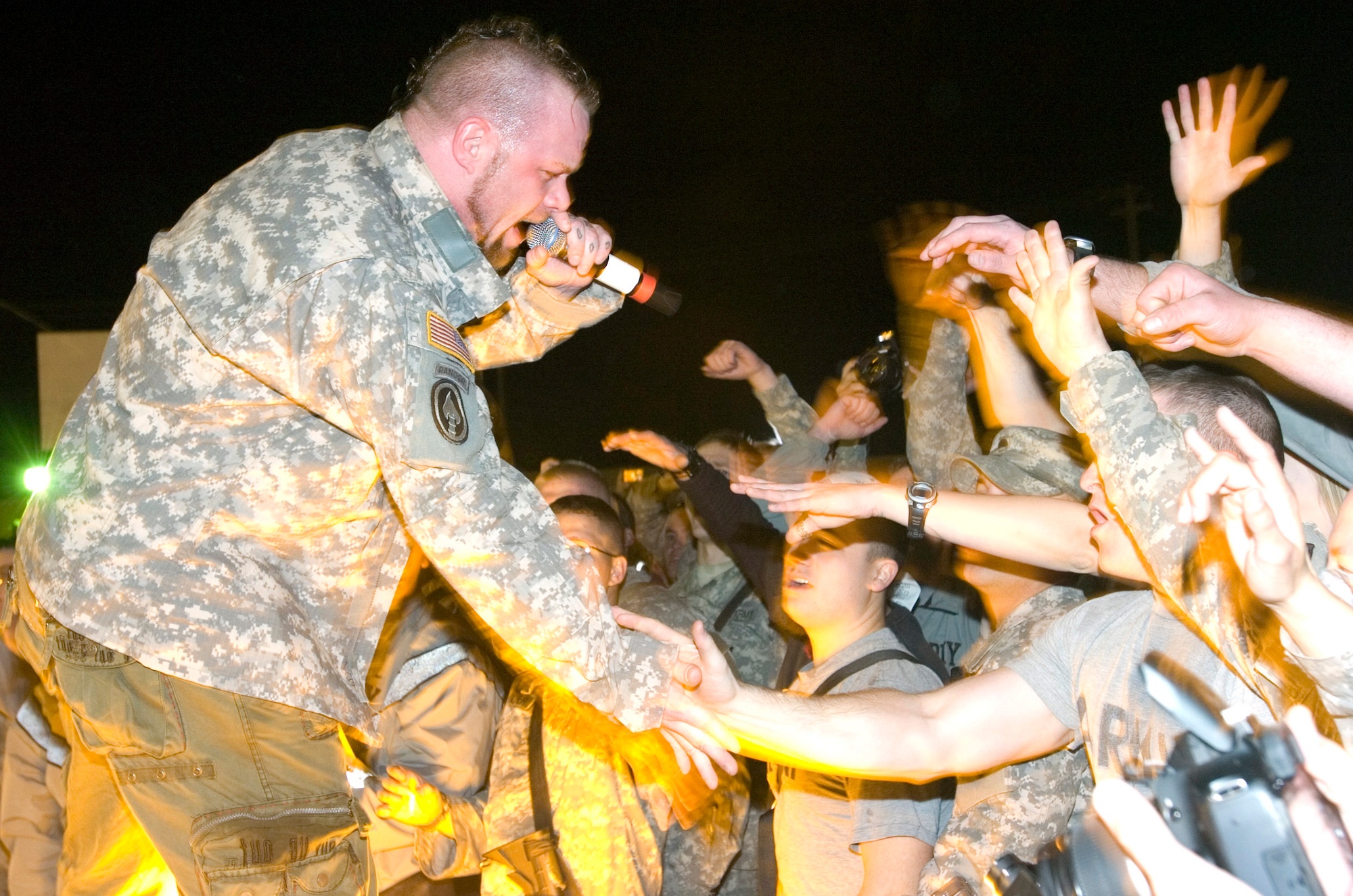 Five Finger Death Punch Military Background