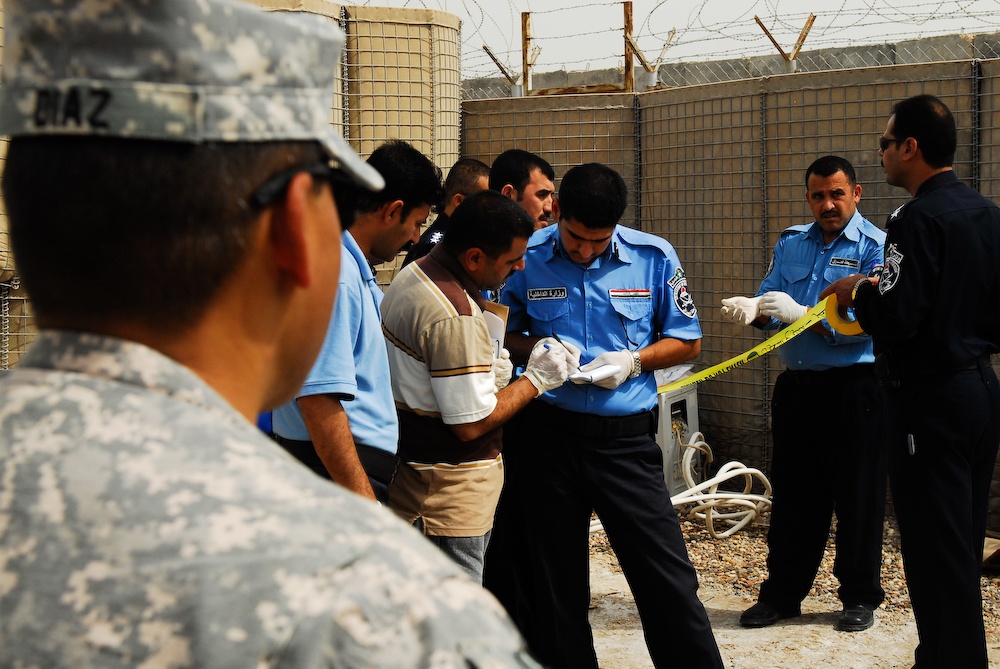 DVIDS - News - Evidence collection course helps IPs close cases