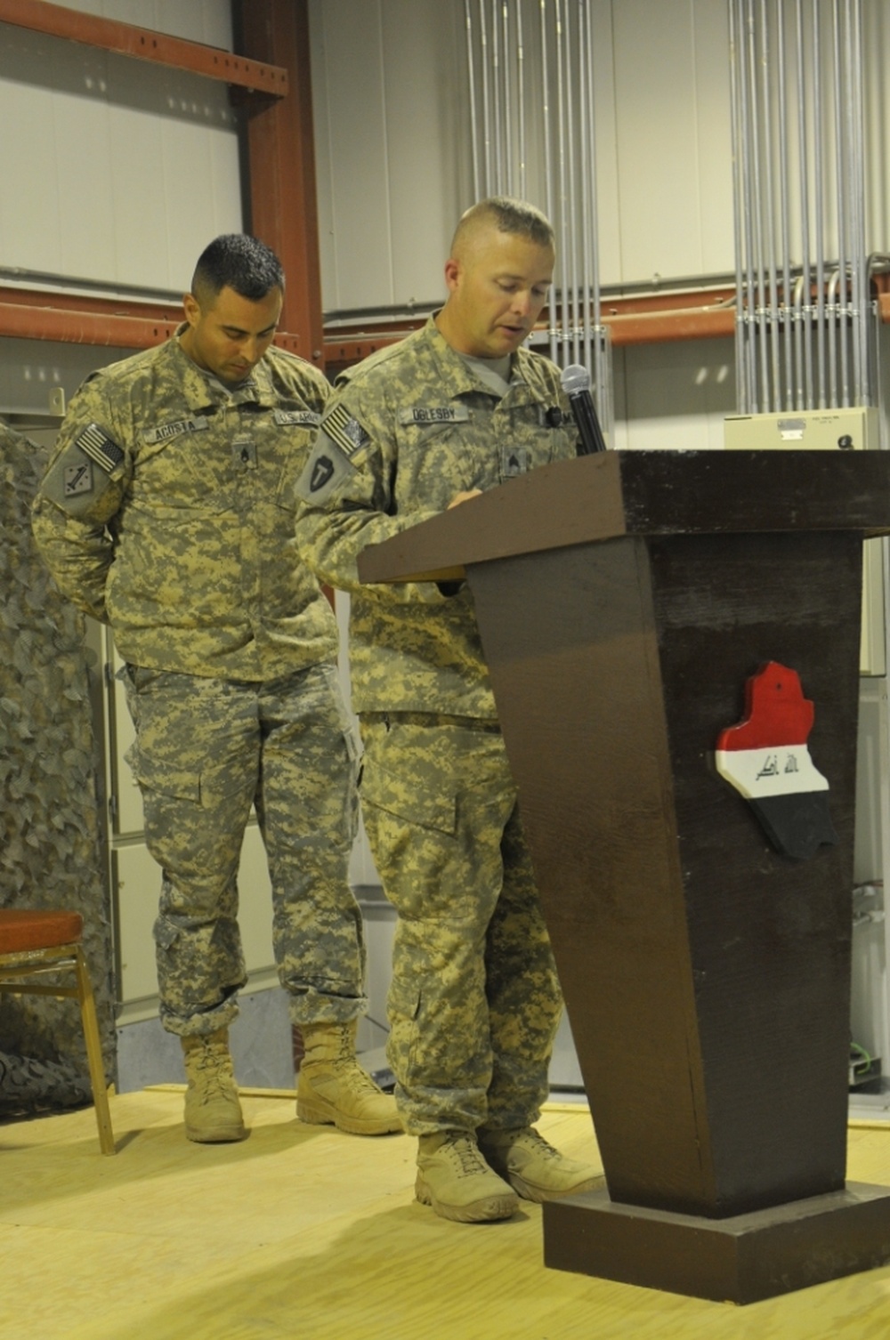 DVIDS - News - 1-141 IN, 72nd IBCT, NCO holds Induction Ceremony in Baghdad