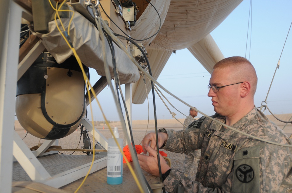 DVIDS - News - 278th ACR uses blimp to help with base defense