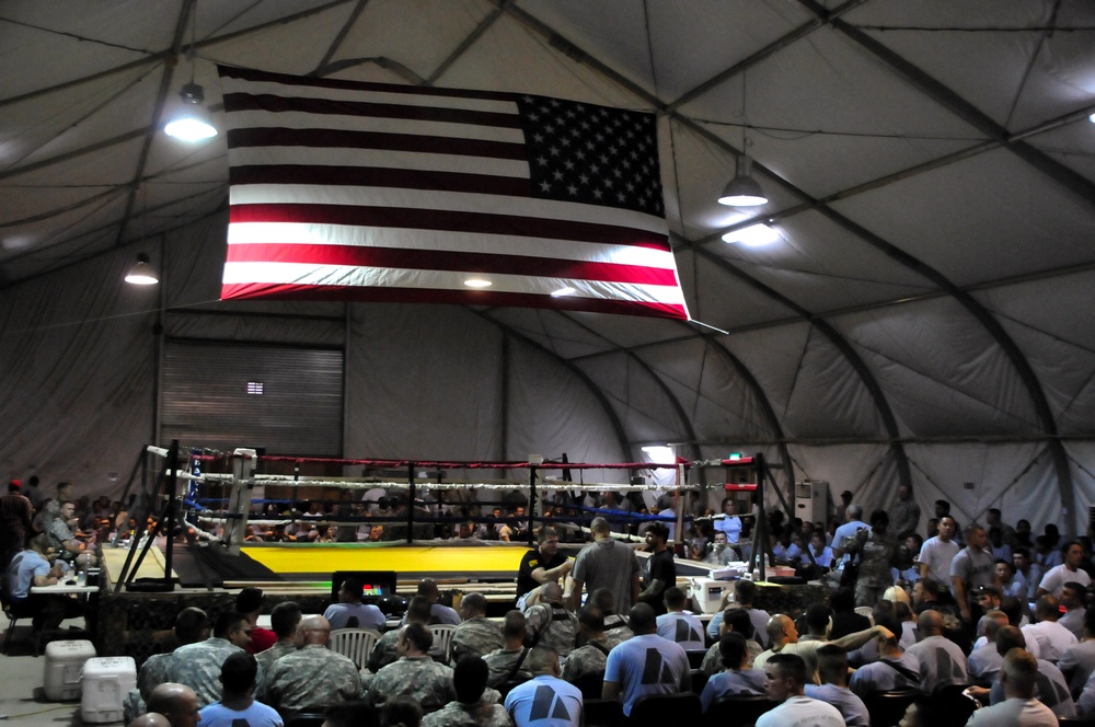 DVIDS - News - Fists fly during Fight Night on COB Adder