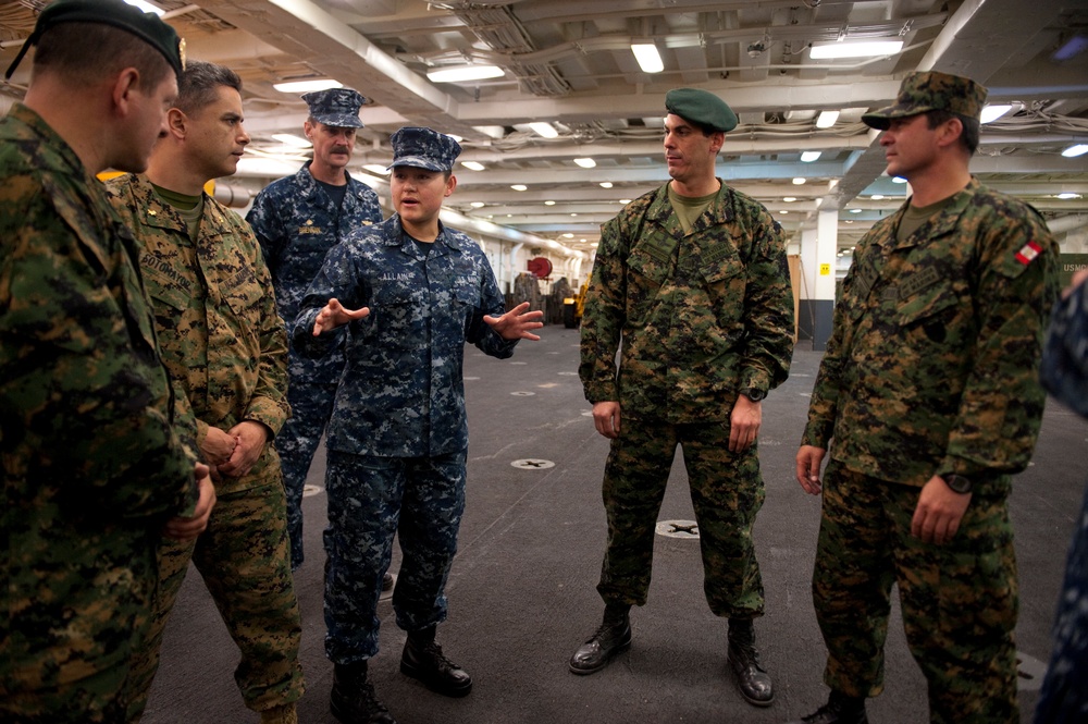 DVIDS - News - Peruvian Marines Visit USS New Orleans