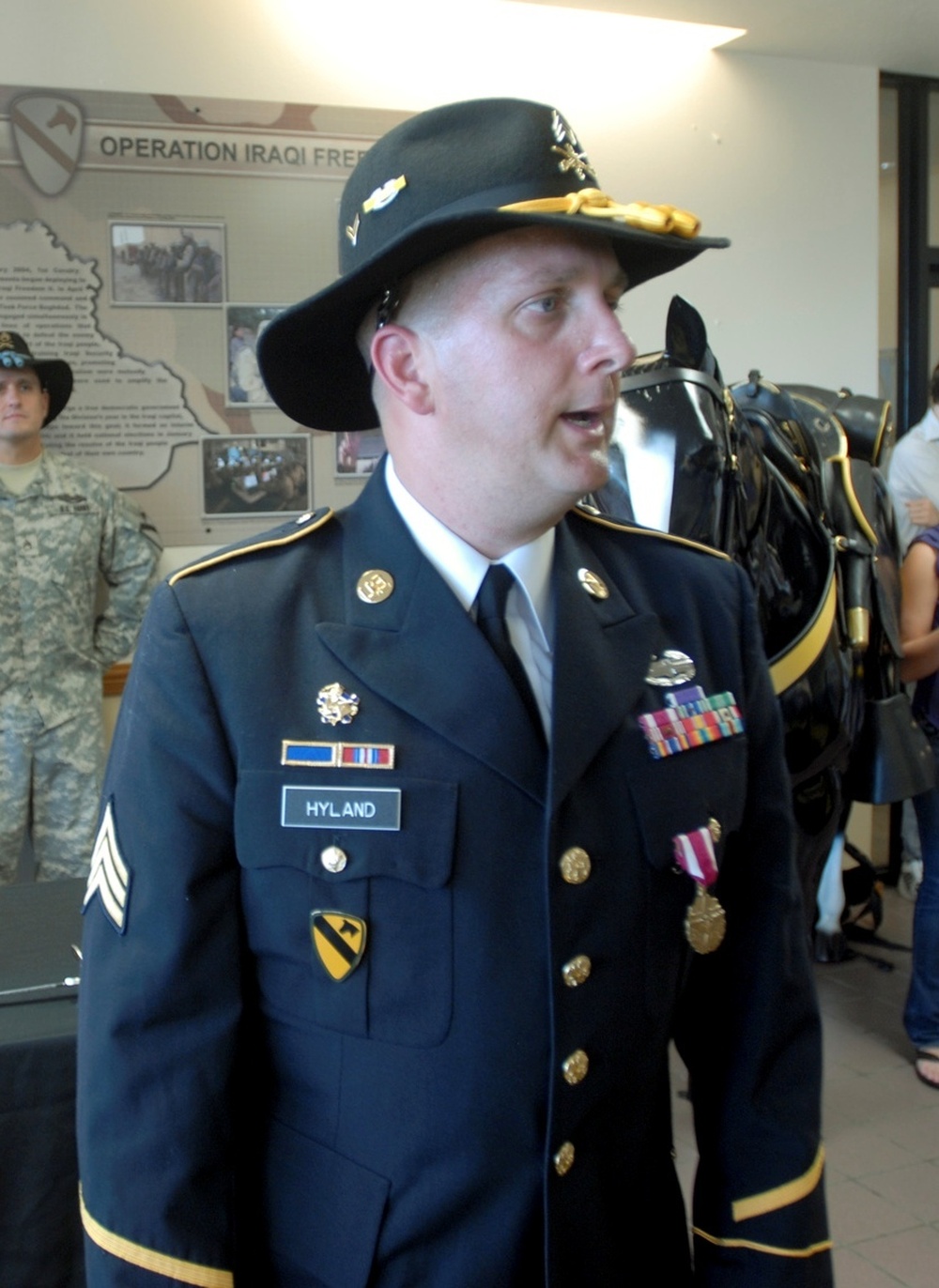 DVIDS - News - Wounded Iraq vet retires with full Cav. honors
