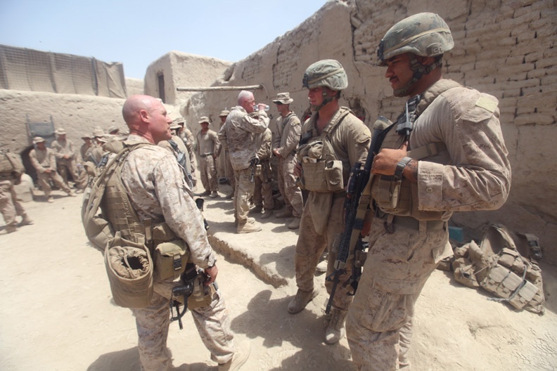 DVIDS - Images - Regional Command Southwest CG sits down with Company K ...