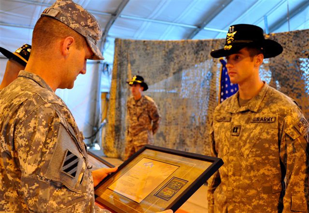 DVIDS - News - TF Falcon Soldiers receive Broken Wing award