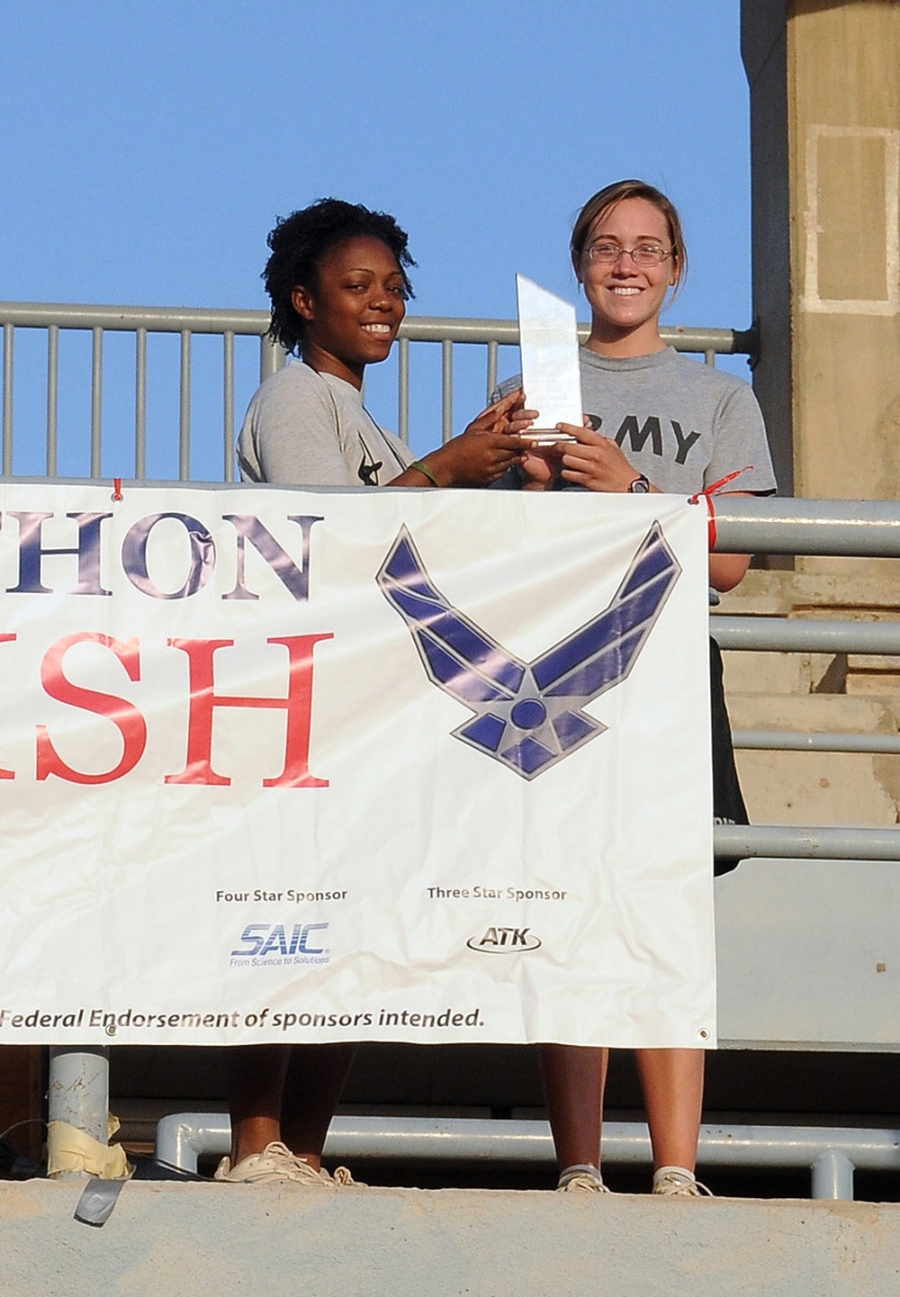 DVIDS - News - 103rd ESC Soldiers Run Down Wins in Marathon