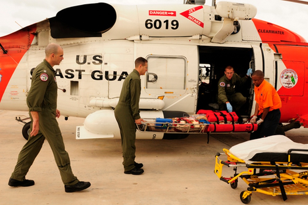 DVIDS - News - Coast Guard medevacs man from freighter in Bahamas