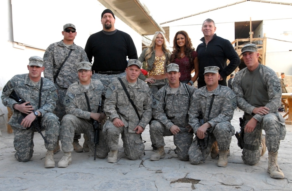 DVIDS - News - WWE superstars serve the service members