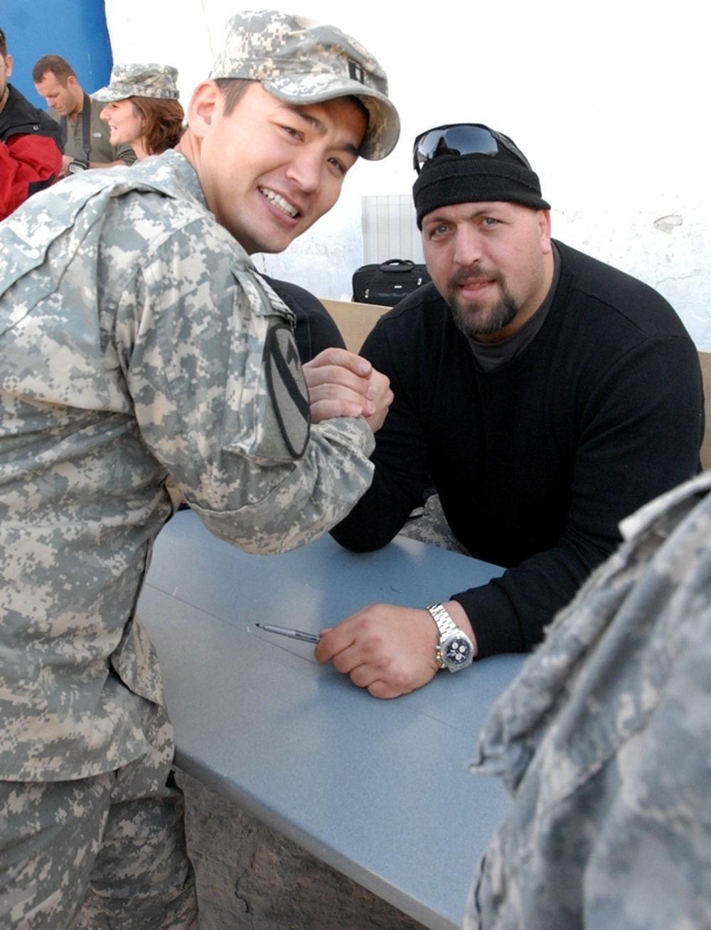 DVIDS - News - WWE superstars serve the service members