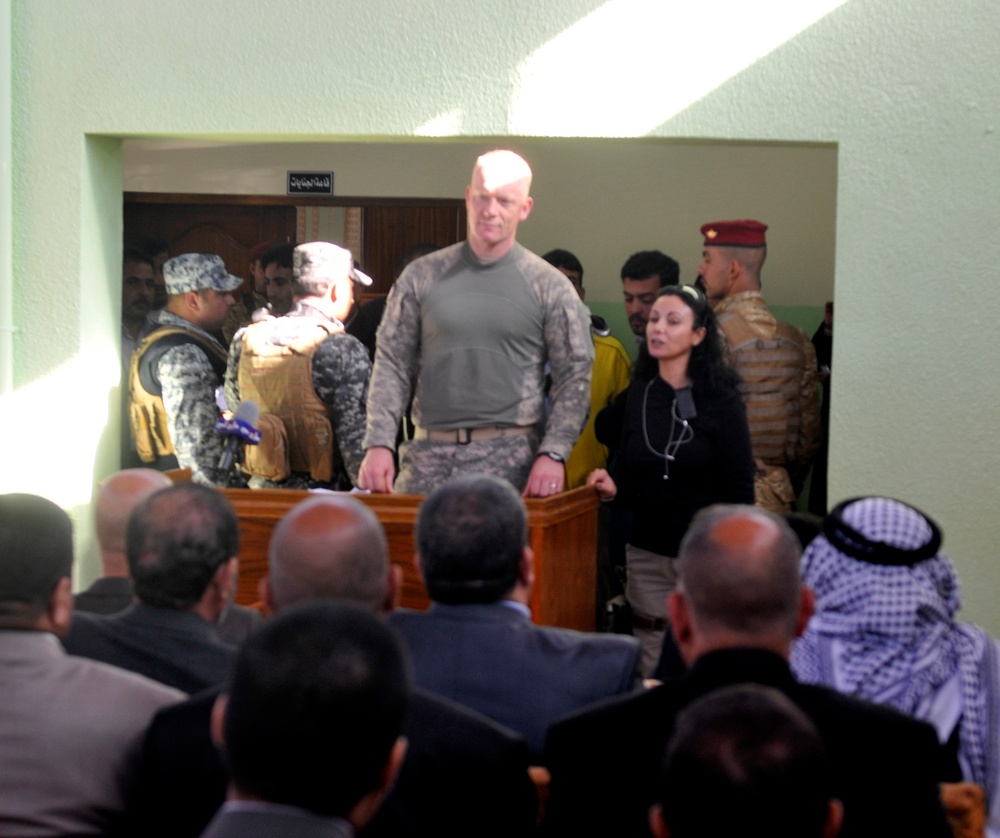 DVIDS - News - Provincial judges, U.S. forces open Tikrit courthouse