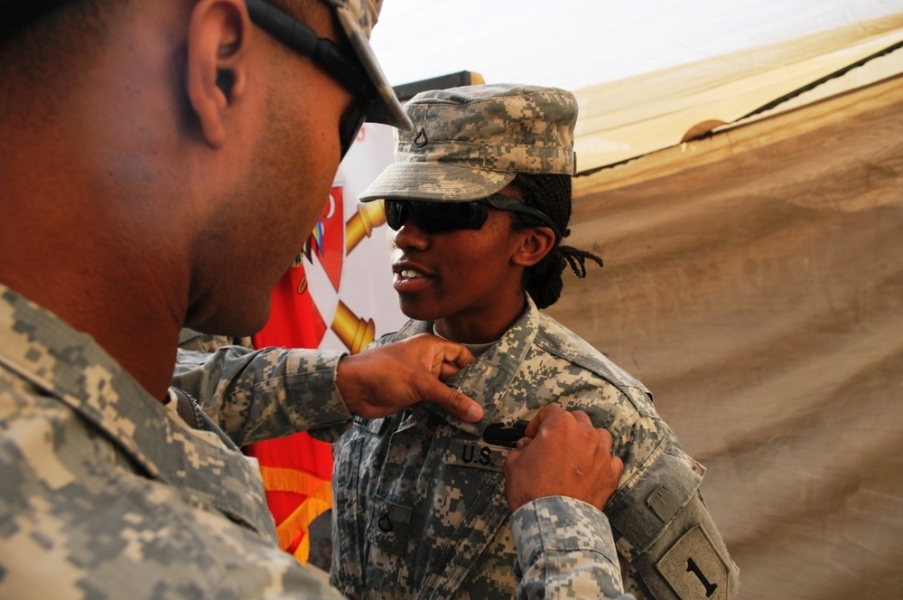 DVIDS - Images - ‘First Lightning’ Battalion Soldiers awarded Combat ...