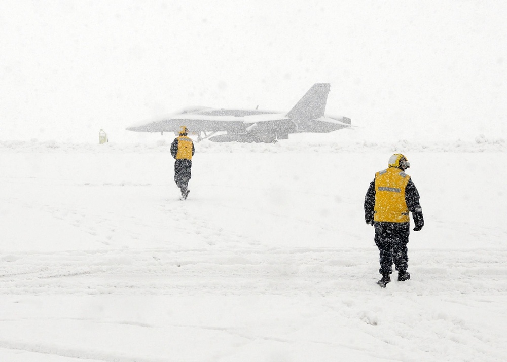 DVIDS - Images - Despite Heavy Snow, Naval Air Facility Misawa Conducts ...