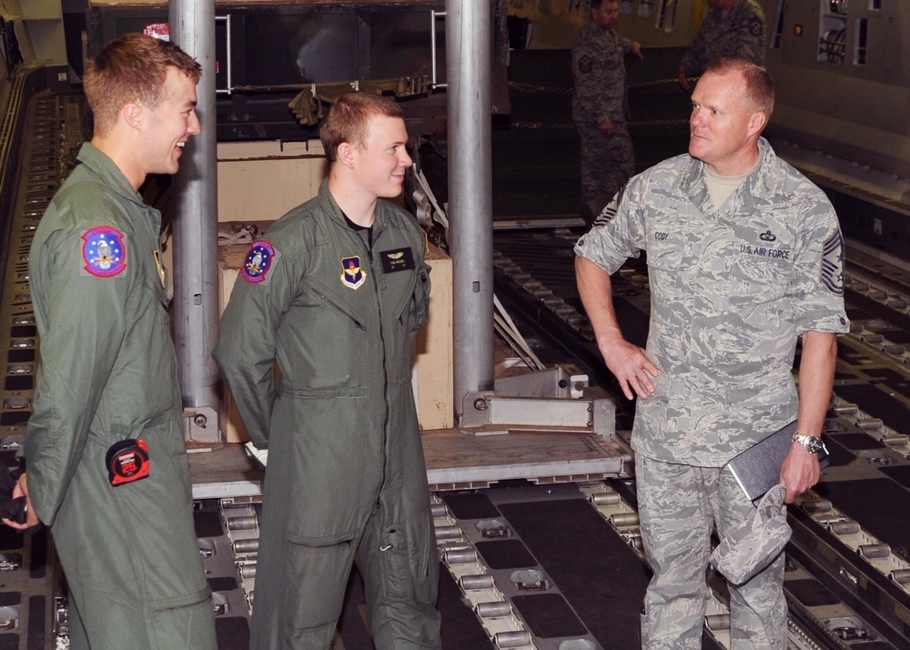DVIDS - News - AETC commander, chief and company visit Mighty 97th