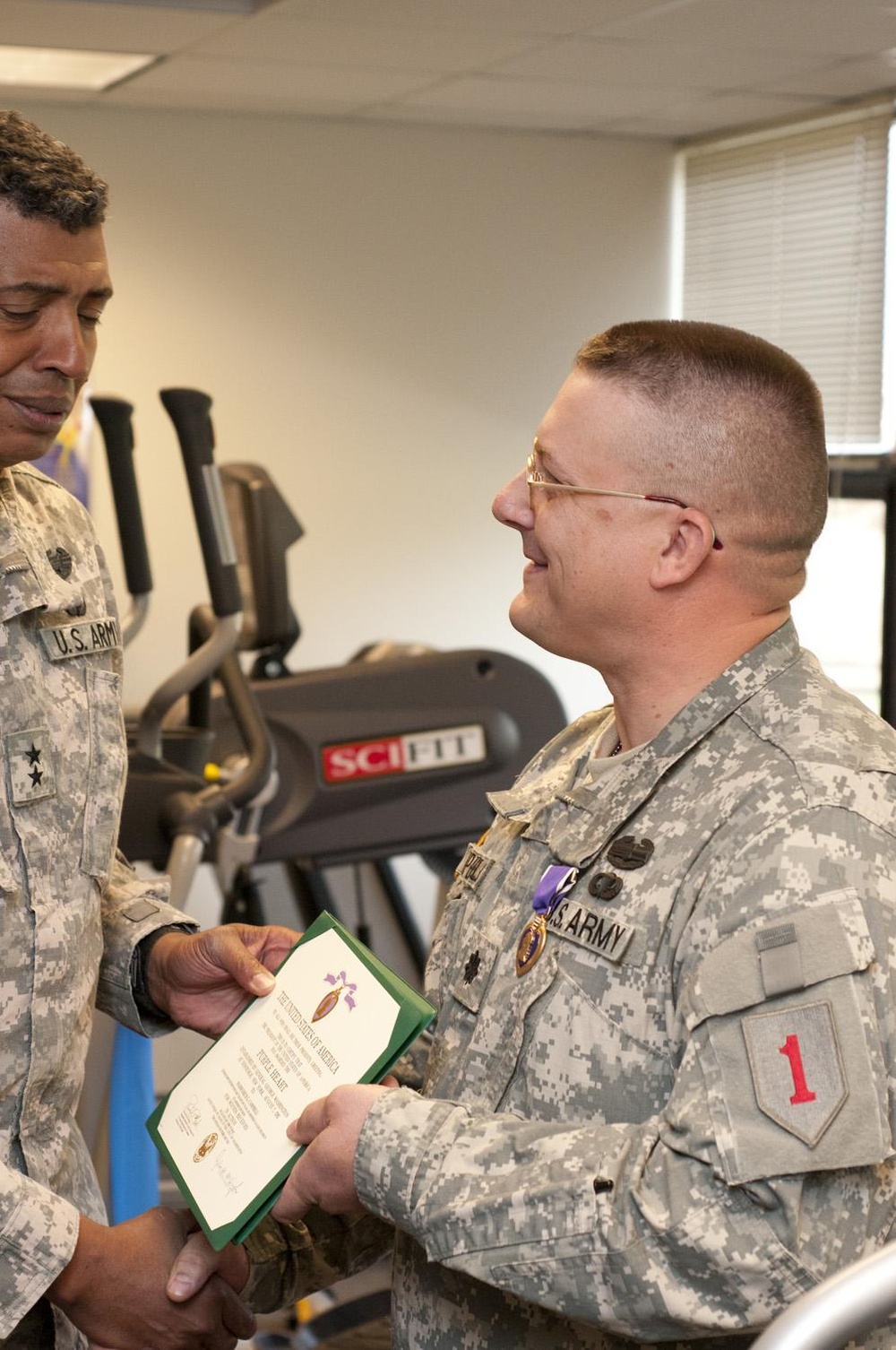 DVIDS - News - Fort Riley officer receives Purple Heart