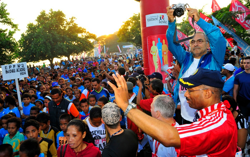 DVIDS - News - Pacific Partnership competes in marathon for peace in Dili