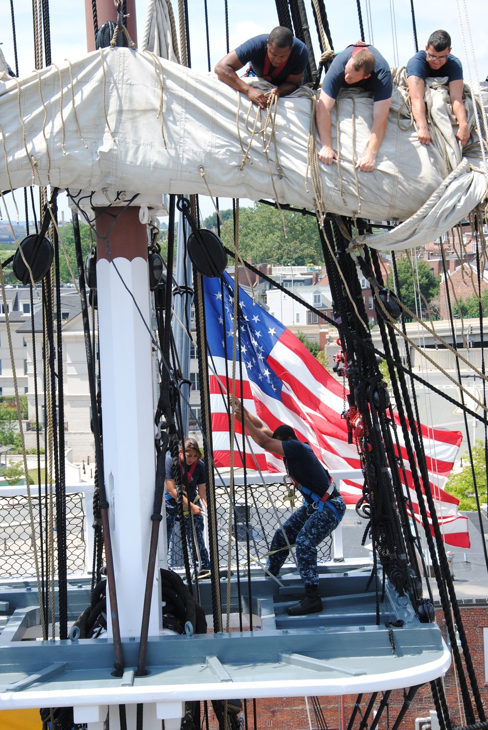 DVIDS - Images - Sailors aboard USS Constitution [Image 1 of 2]