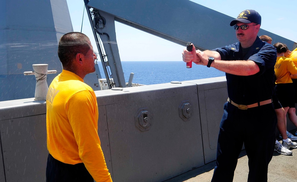 DVIDS - Images - Force protection training aboard USS Mesa Verde [Image ...