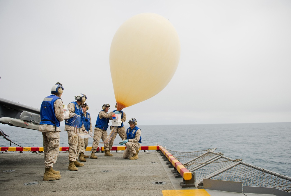DVIDS - News - MEU launches communications balloon