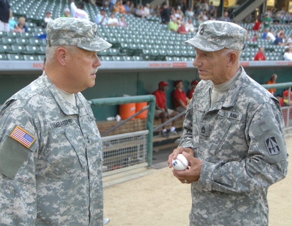 DVIDS - News - Indiana Military retiree honored at Victory Field