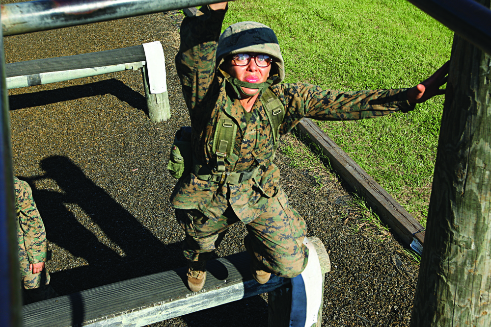 DVIDS - News - Karate instructor drop kicks recruit training