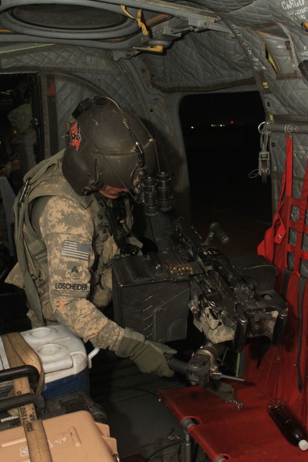 DVIDS - News - Chinook flight engineers fly 'All Night Long'
